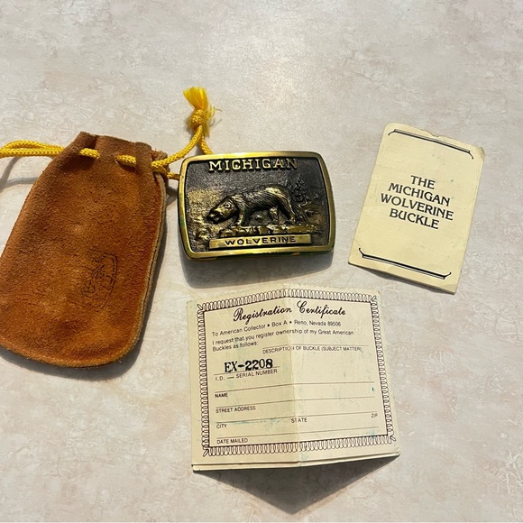 Heritage Mint | Accessories | Vintagerare Solid Brass 3d Michigan ...